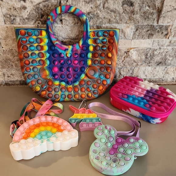 Accessories | Zipit Colorful Pop It Fidget Toy Set For Kids | Poshmark